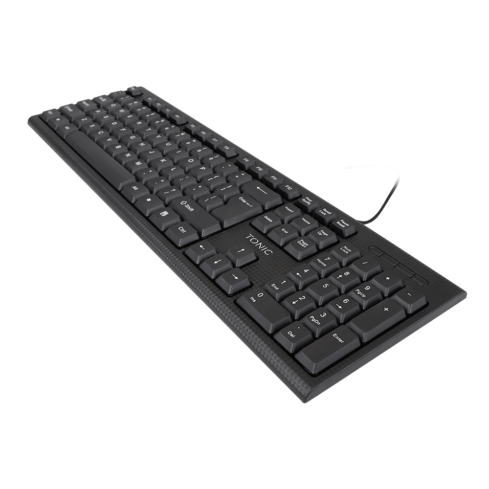 Wired Keyboard and Mouse Bundle - Black – Tonic